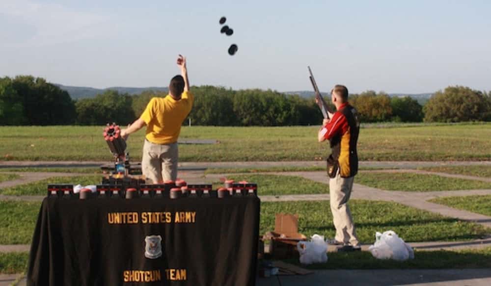 United States Army Marksmanship Unit Shotgun Demonstration at ACUI Clay ...
