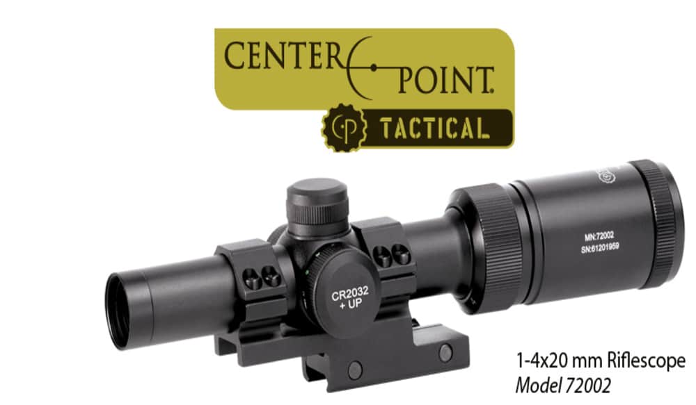 Centerpoint Introduces New 1-4x20 mm Scope | OutdoorHub