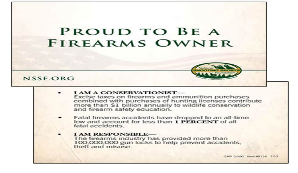 NSSF Releases 'Proud to Be a Firearms Owner' Pocket Card | OutdoorHub