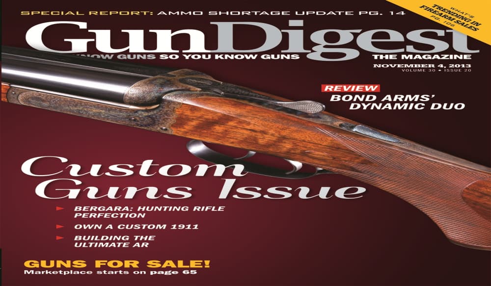 Gun Digest the Magazine Highlights Custom Guns in November Issue ...