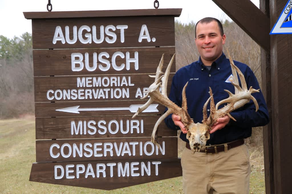 Near-record Non-typical Deer Antlers Discovered Last Week on Missouri ...