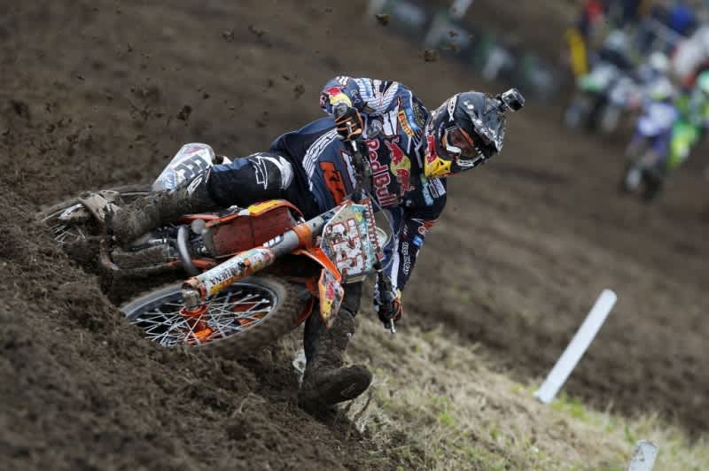 Red Bull KTM Factory Racing Colors it Orange at Matterley Basin ...