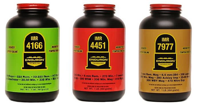 IMR Introduces Three New Enduron Technology Rifle Powders | OutdoorHub