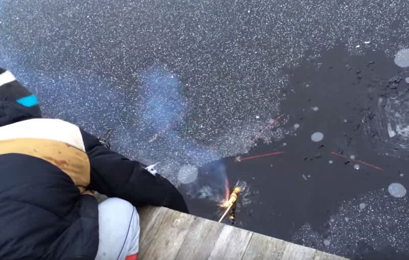 Video: This is What Happens When You Launch a Rocket Under a Frozen ...