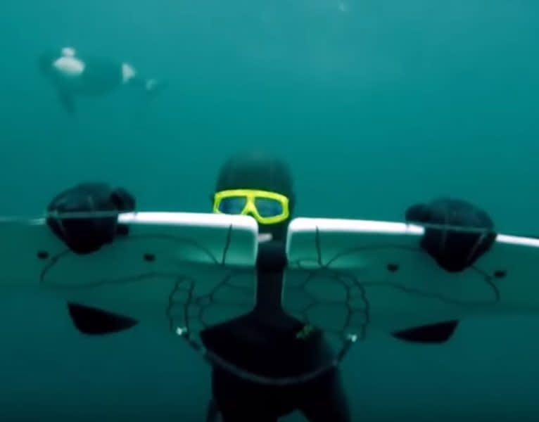 Video: Man Goes Subwinging with Killer Whales | OutdoorHub
